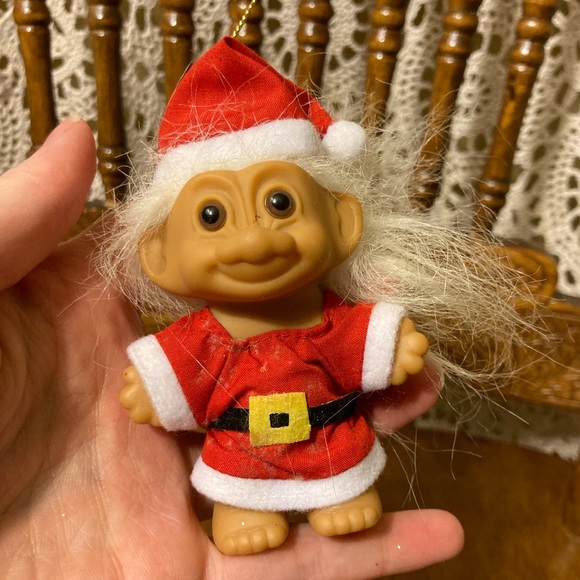 Russ | Holiday | Vintage Russ Troll Dressed As Santa Claus Holiday ...